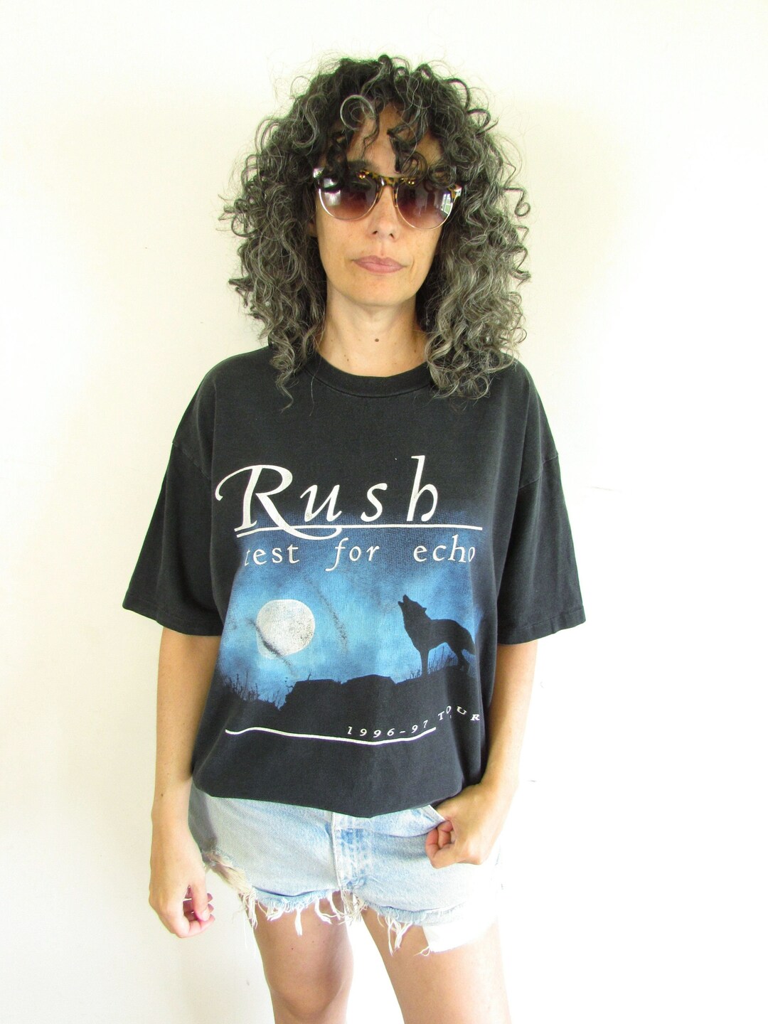 Vintage Rush T Shirt 1996 Rush Test for Echo Double Sided Concert Band ...