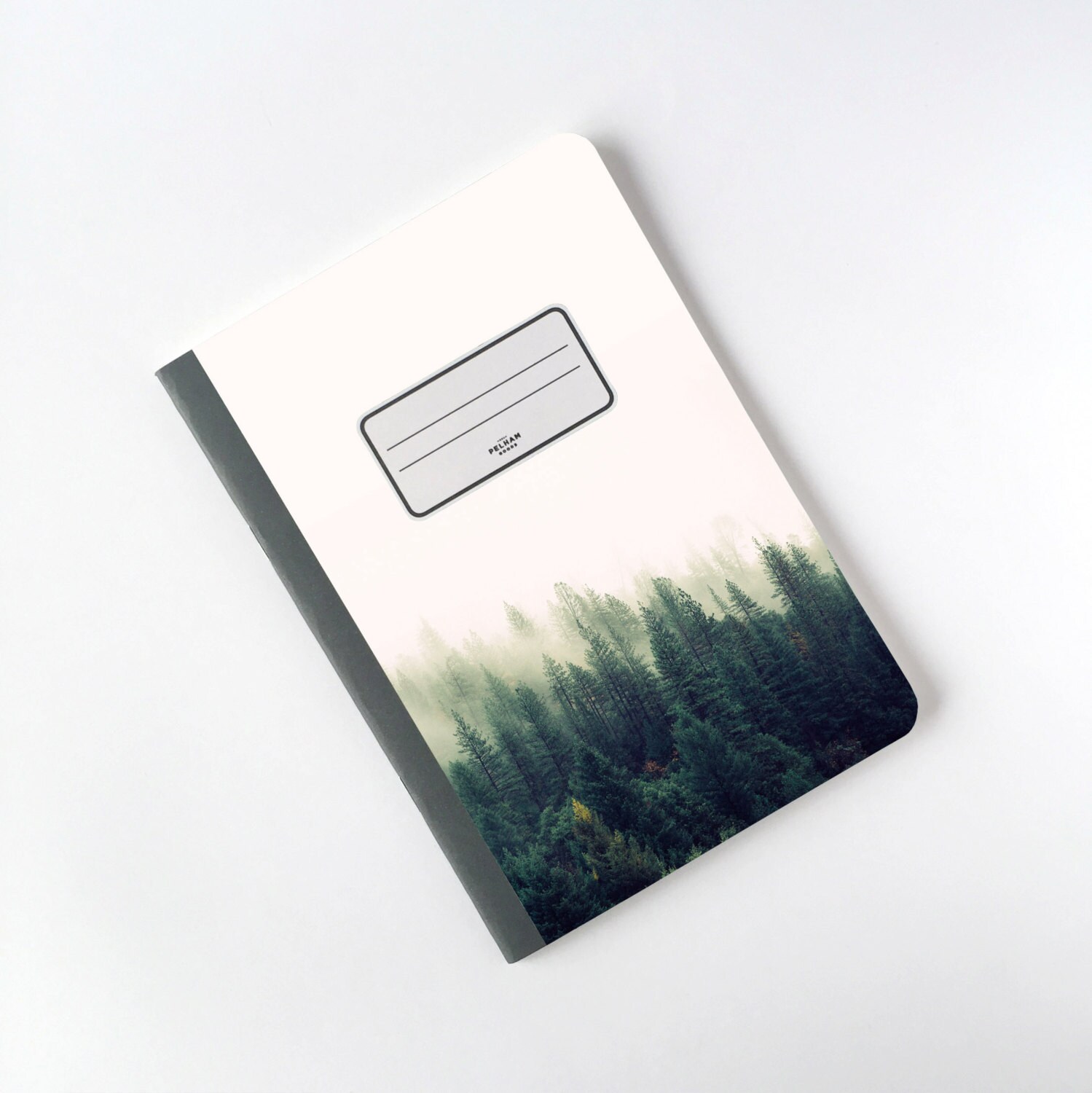 Green Pine Trees Notebook Journal Sketchbook Blank Pages - Etsy