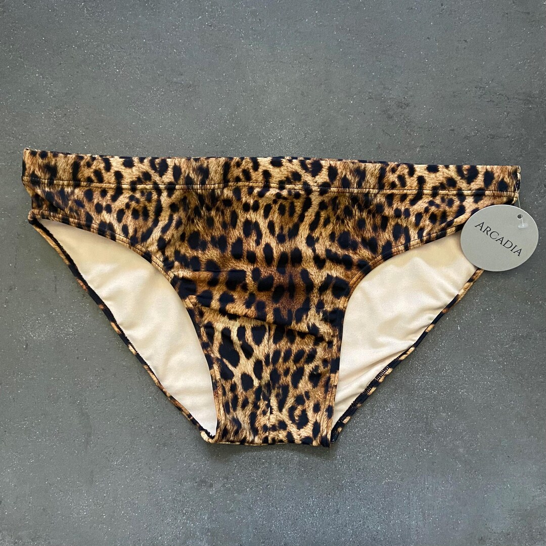 Men's Cheetah Swim Briefs - Etsy