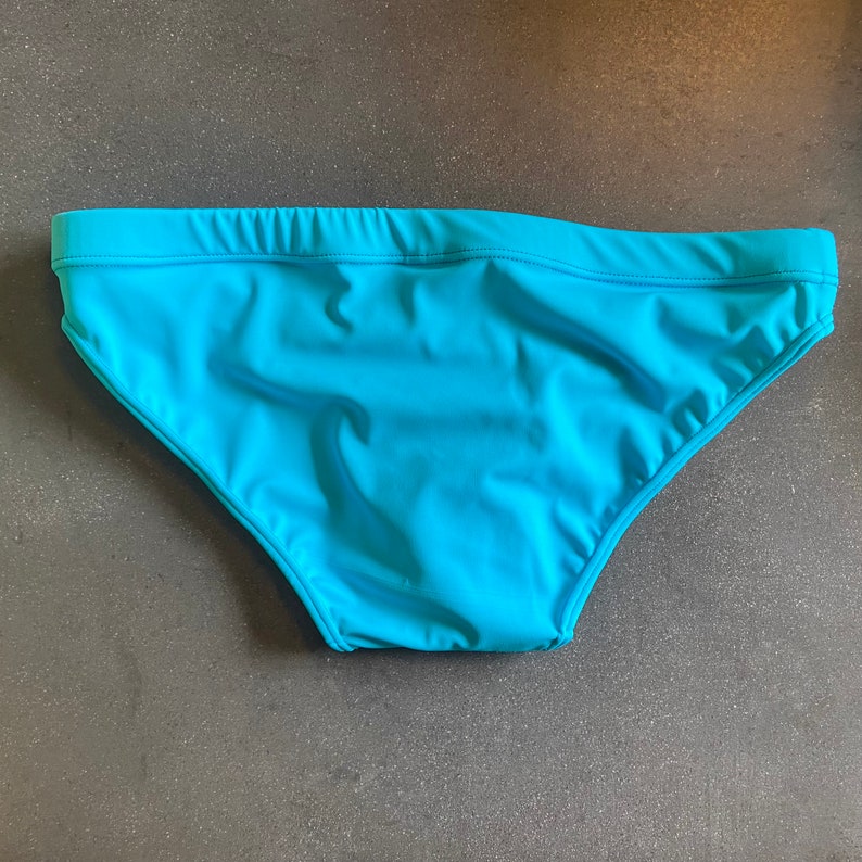 Men's Blue Lagoon Neon Swim Brief, Men's Swim Brief - Etsy