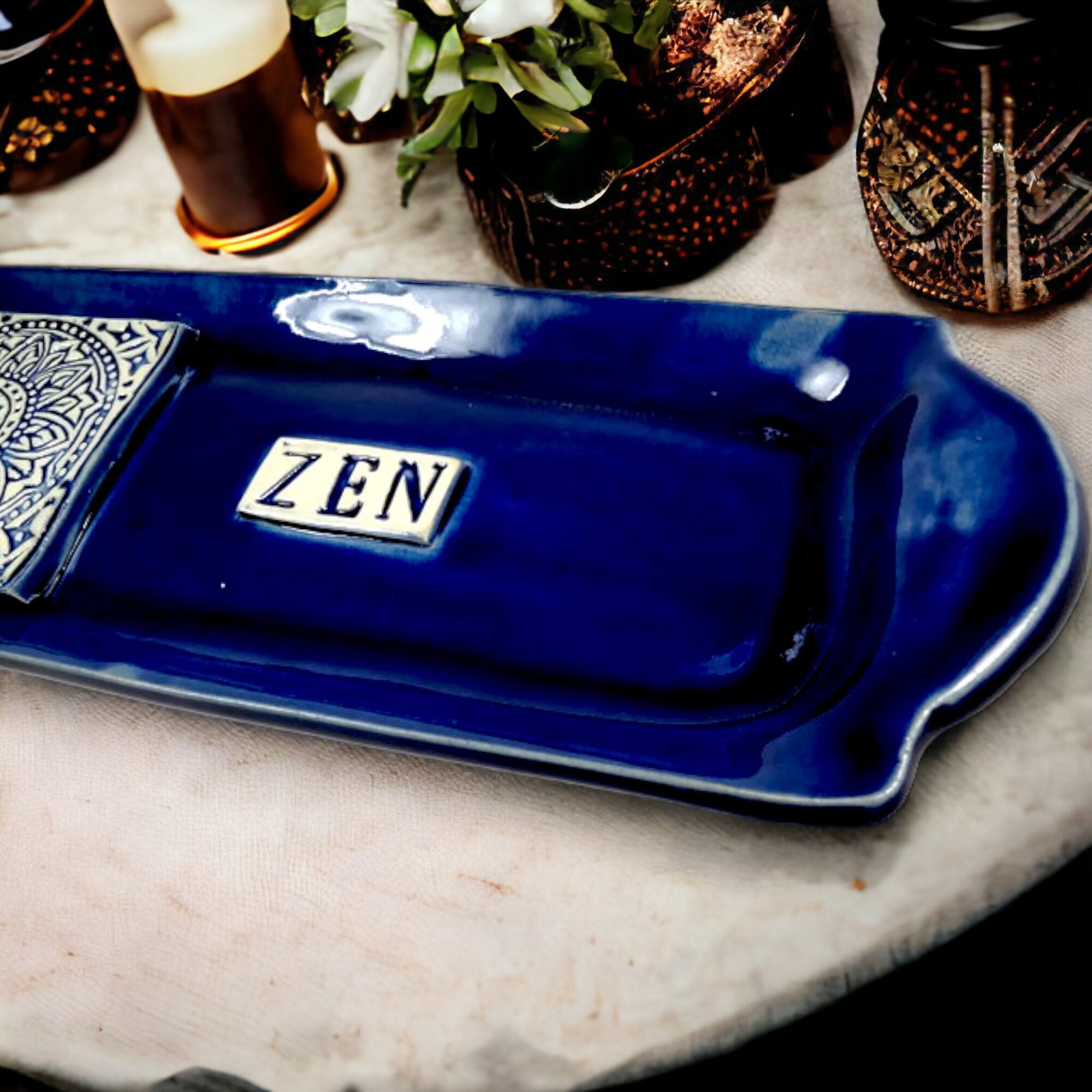 Zen Dish, Mandala Plate, Bohemian Decor, Crystal Collector Gift ...