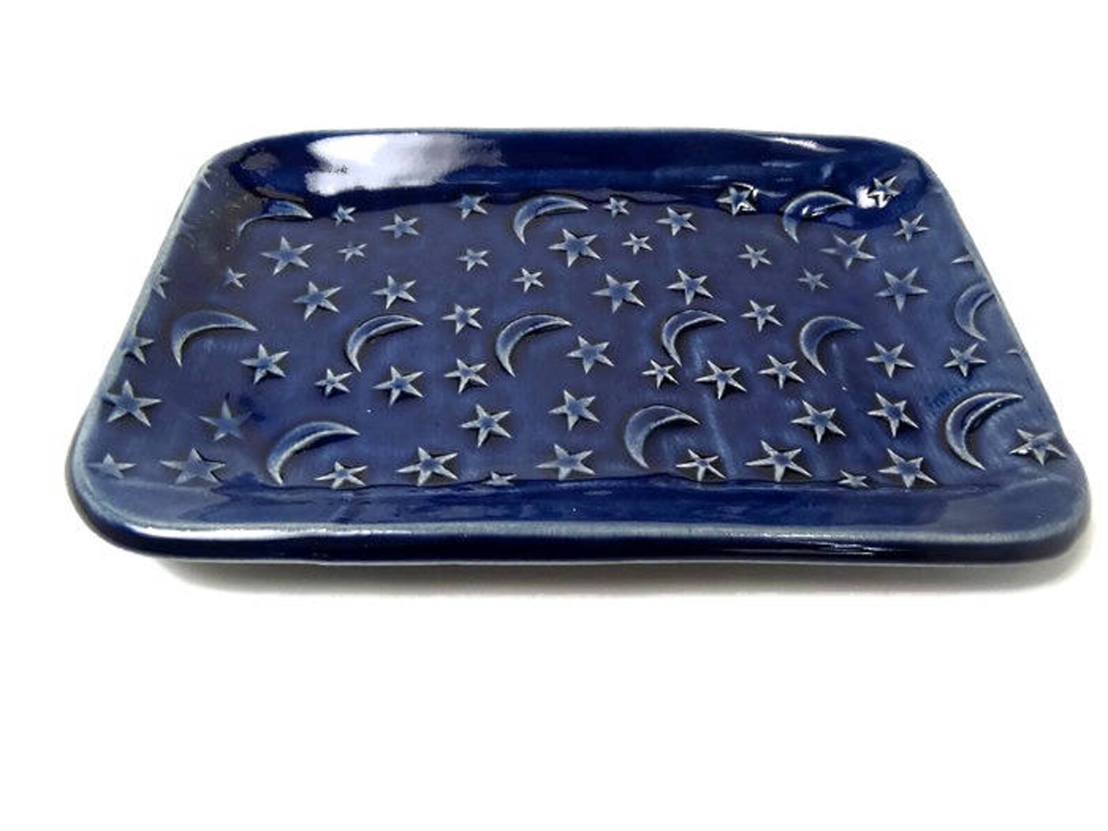 Moon Stars Plate Celestial Decor Moon Home Décor Altar | Etsy