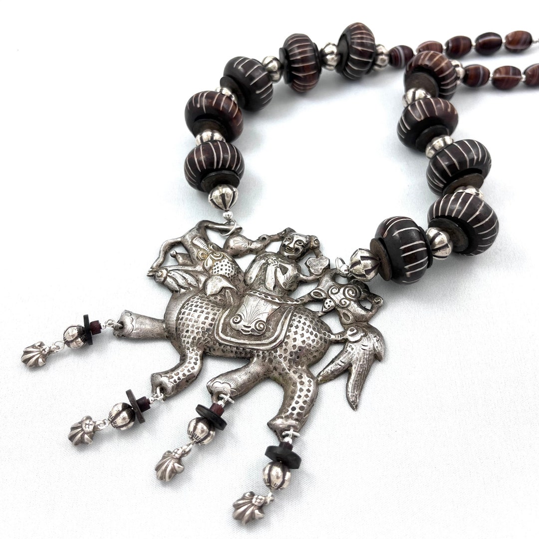 Chinese Qilin and Rider Choker - Etsy