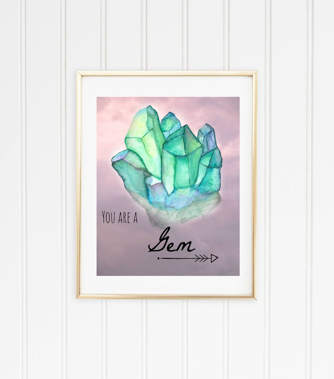 Watercolor Print, Watercolor Painting, Boho Decor, Nursery Decor, Quote ...
