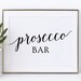 Prosecco Bar Sign, Wedding Ideas, Prosecco Sign Printable for Wedding ...