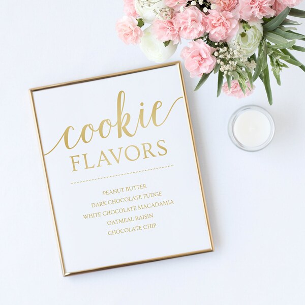 Cookie Bar Signs - Etsy