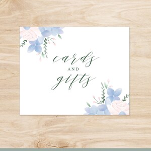 Gift Table Sign, Cards and Gifts Sign, Bridal Shower Gifts Sign, Gift ...