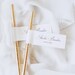 Straw Tag Wedding Template, Toothpick Flags, Bridal Shower Drink Tag ...