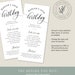Birthday Program Template, Birthday Itinerary Template, Editable ...