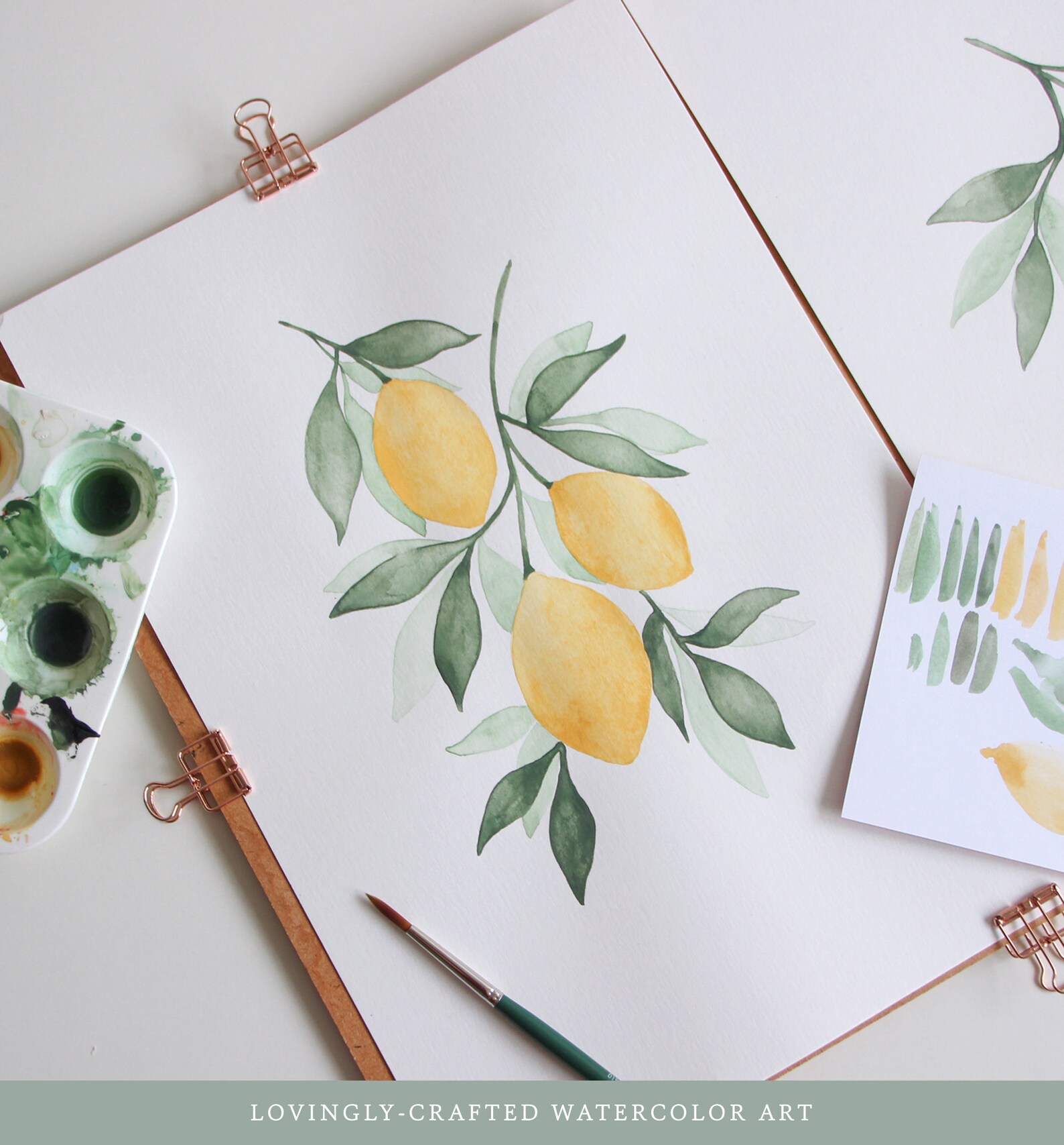 Lemon Save the Date Template Text Invitation Citrus Save the - Etsy