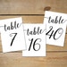 Printable Table Numbers 1-40 / Black Table Numbers for Wedding / 5x7 ...