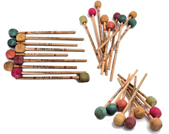 Vintage New York Clubs Table Knockers Swizzle Sticks Assorted Colors - Etsy