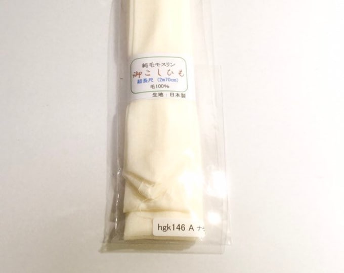 Very Long Koshi-himo 270 Cm 106 Inches White / Tool for Wearing Kimono ...