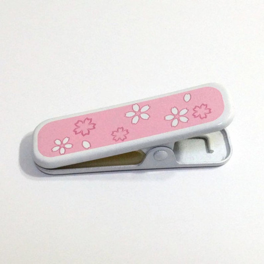 Sakura Kimono Clip: Pink Metal Eri Clip, Kitsuke Tool - Etsy