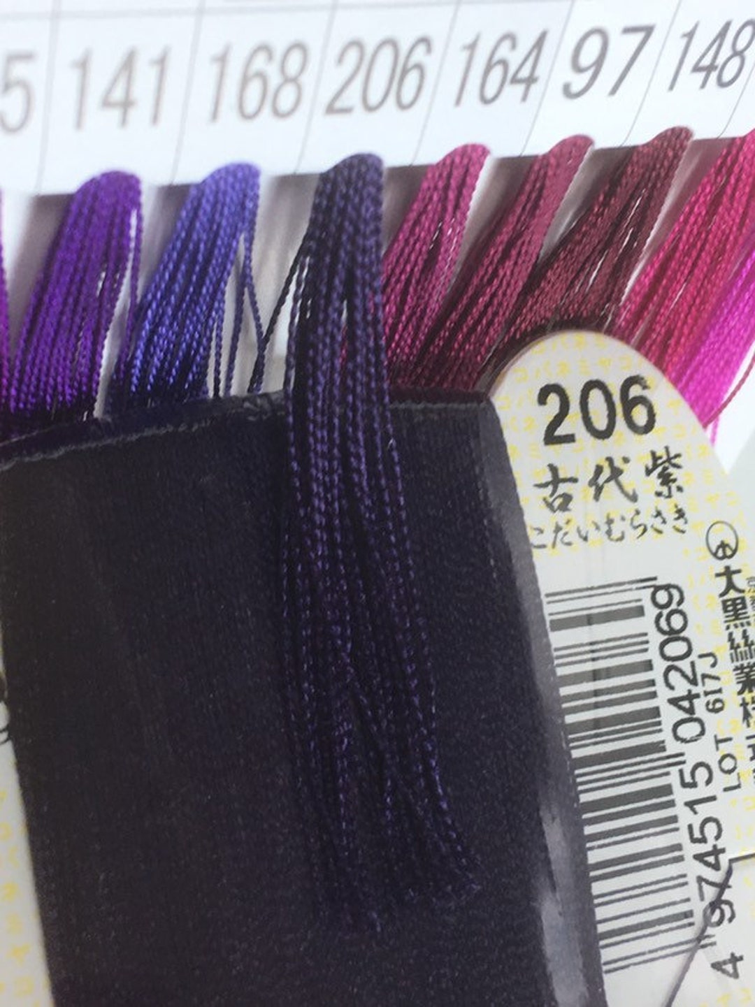 Japanese Silk Thread for Hand Sewing / 40 Meters : Color Number 206 ...