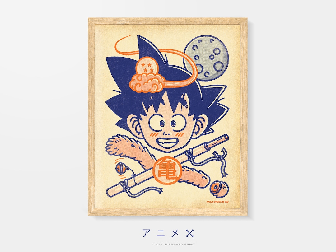 Dragon Finder Crossbones - Anime Art Print - Etsy