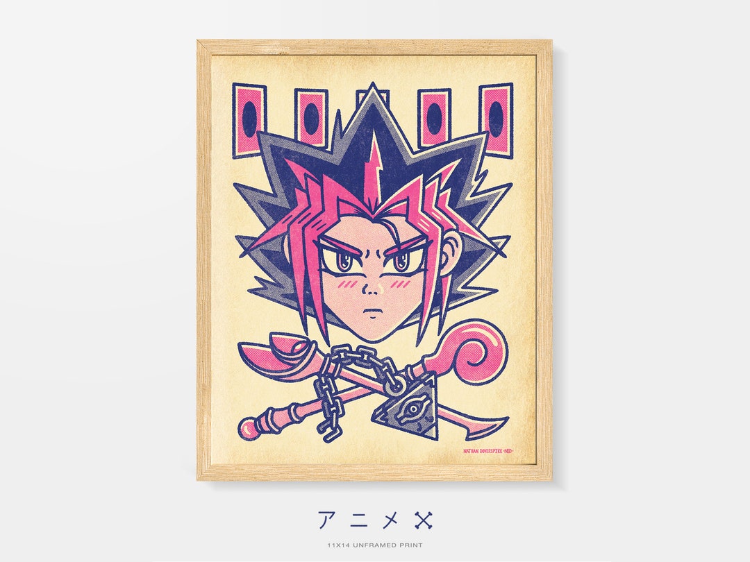 King of Games Crossbones Anime Art Print - Etsy