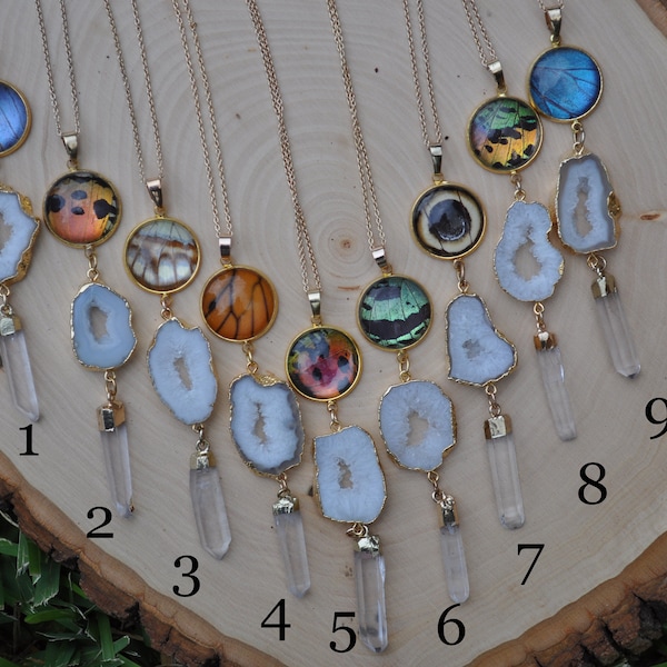 Real Crystal Necklace - Etsy