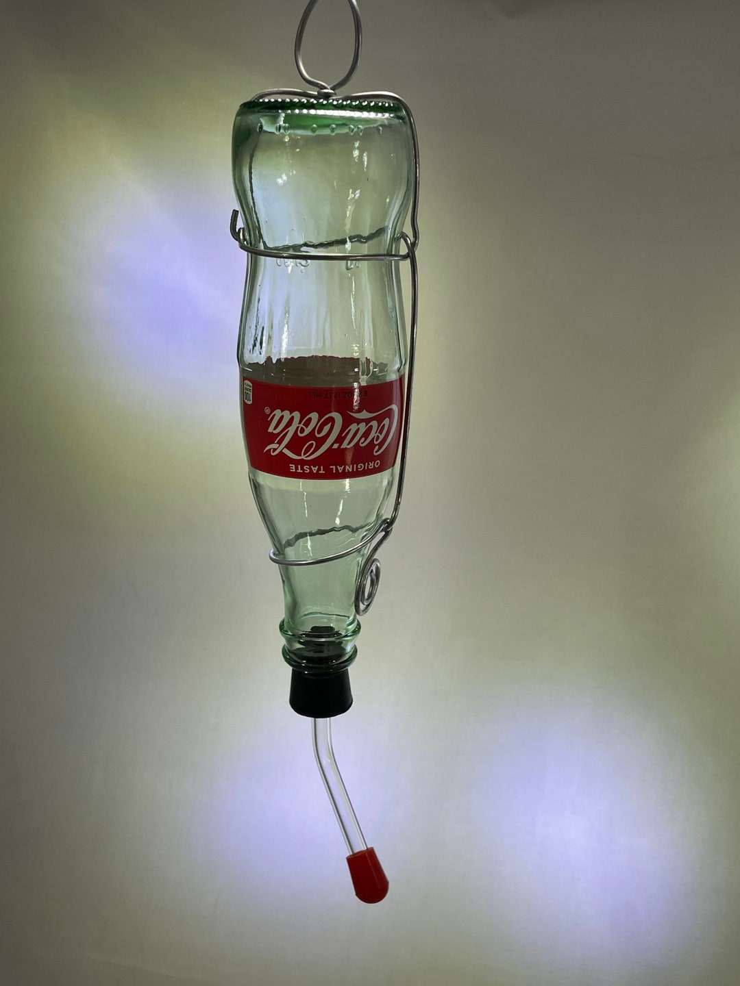 Coke Bottle Hummingbird Feeder 8 Oz. Coca-cola (check Valve in Feeder ...