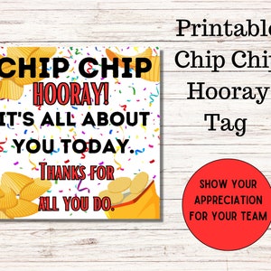 Chip Chip Hooray Thank You- Show Your Appreciation - Etsy