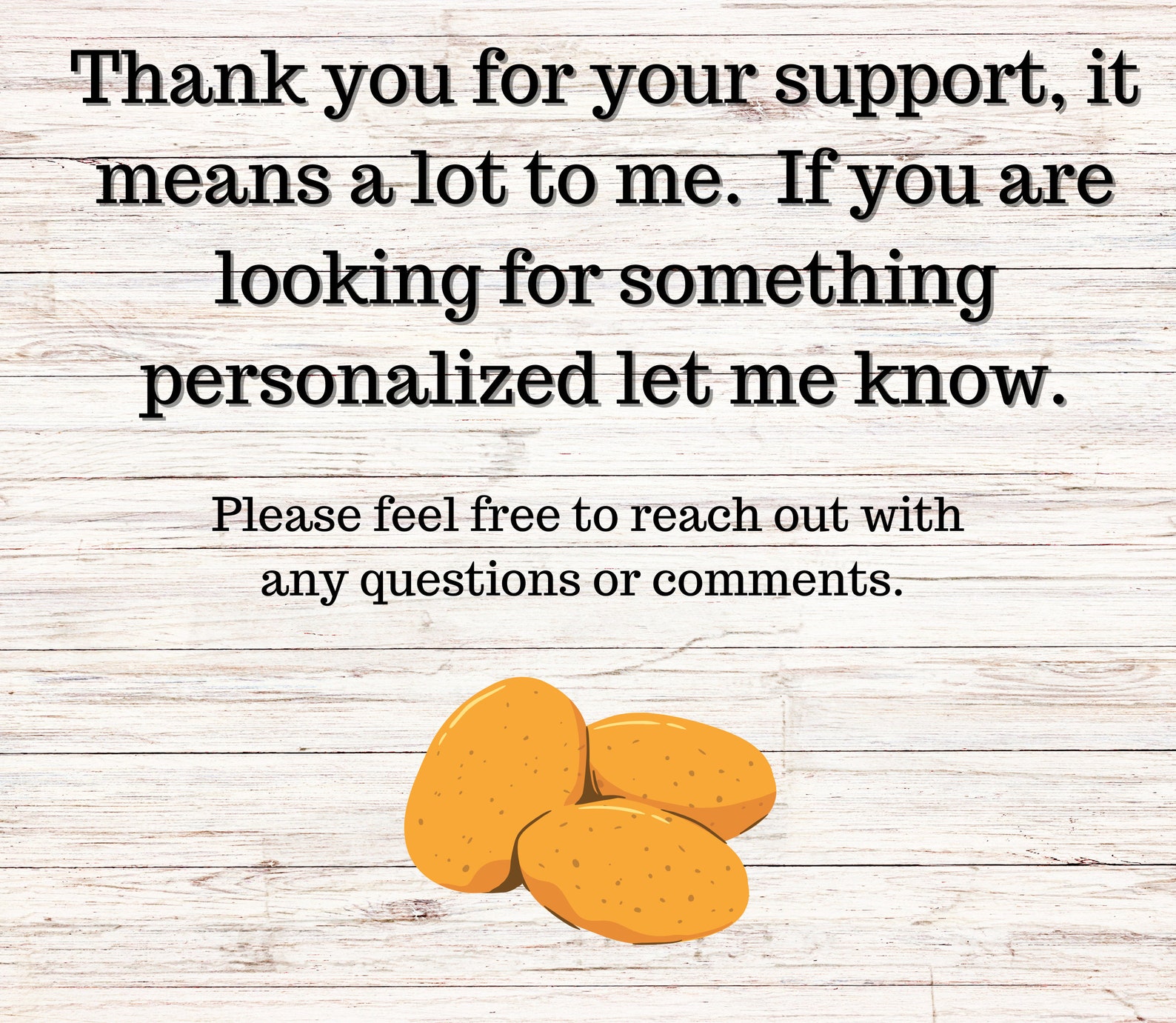 Thank You for Being "spud"tacular- Potato Bar Sign, Thanks - Etsy