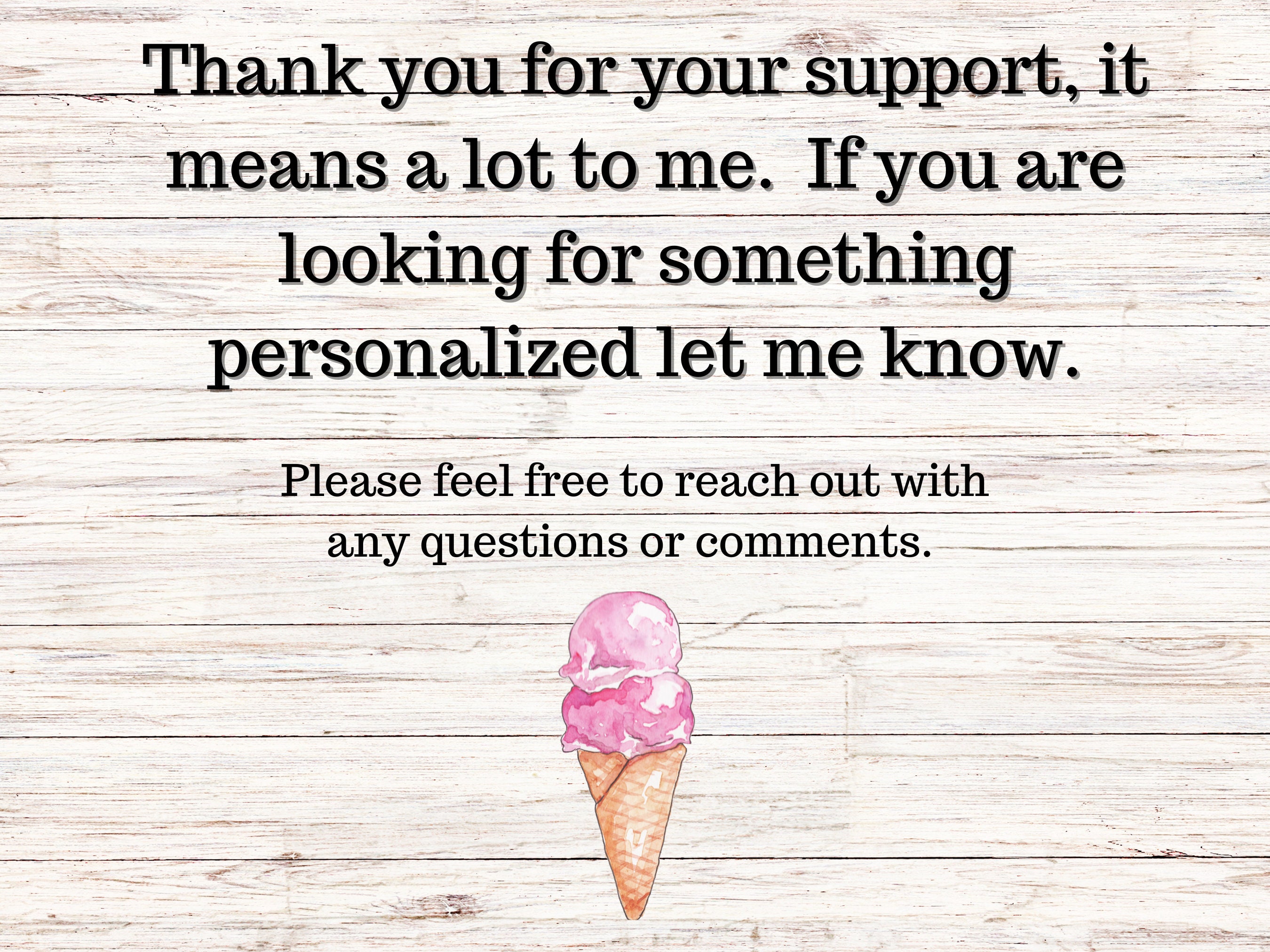 Ice Cream Sundae Bar Sign- Team Appreciation, Thanks, Printable - Etsy