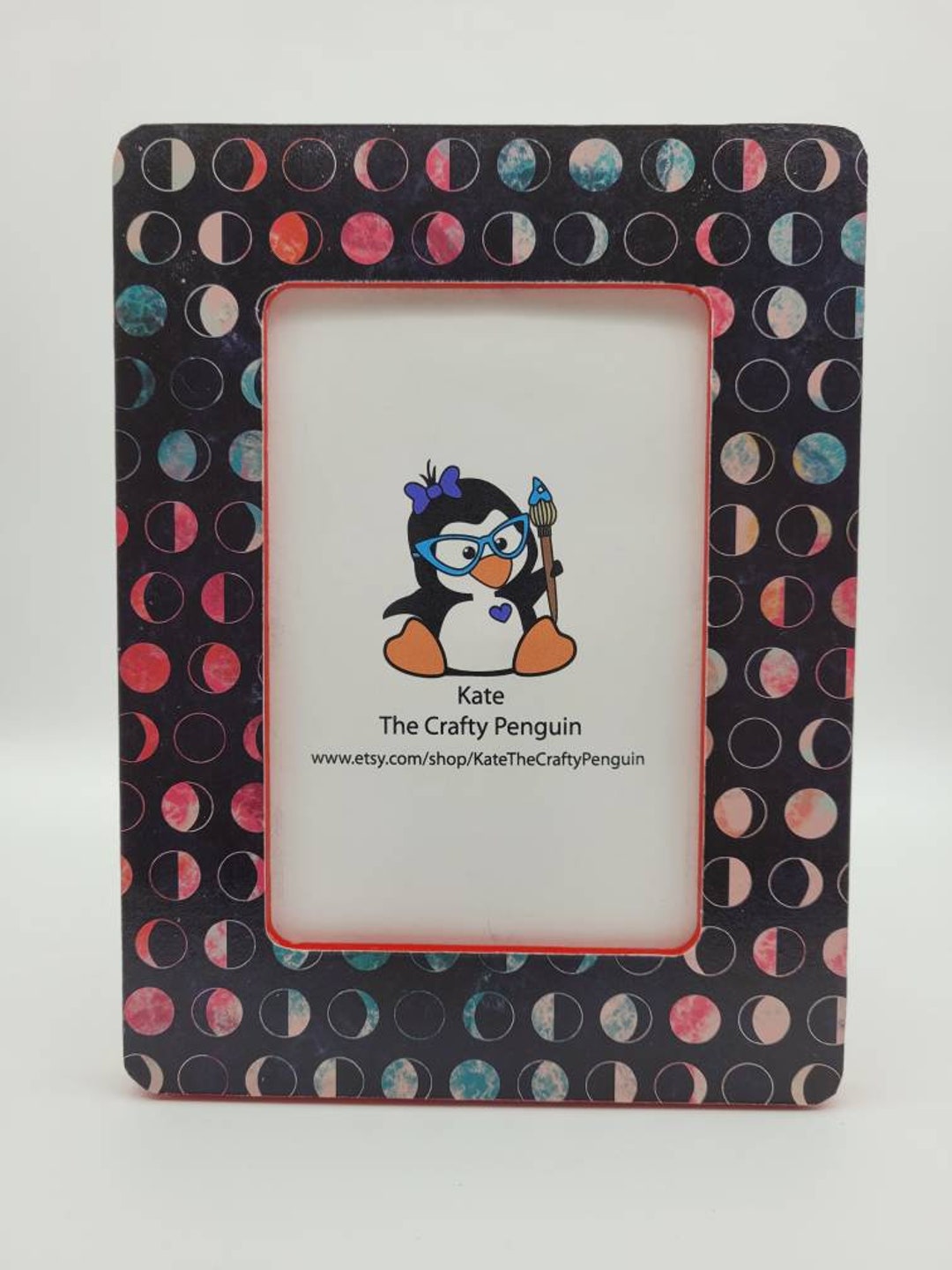 Handmade Decoupage Moon Phases 4 by 6 Inch Picture Frame - Etsy