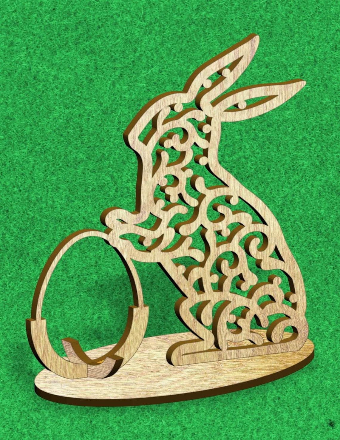 Easter Design Laser Cut File. Easter Eggs, Bunny, Lamb. - Etsy