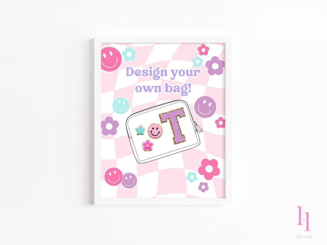 Printable Editable Patch Letter Sign, Instant Download Patch Party Sign ...