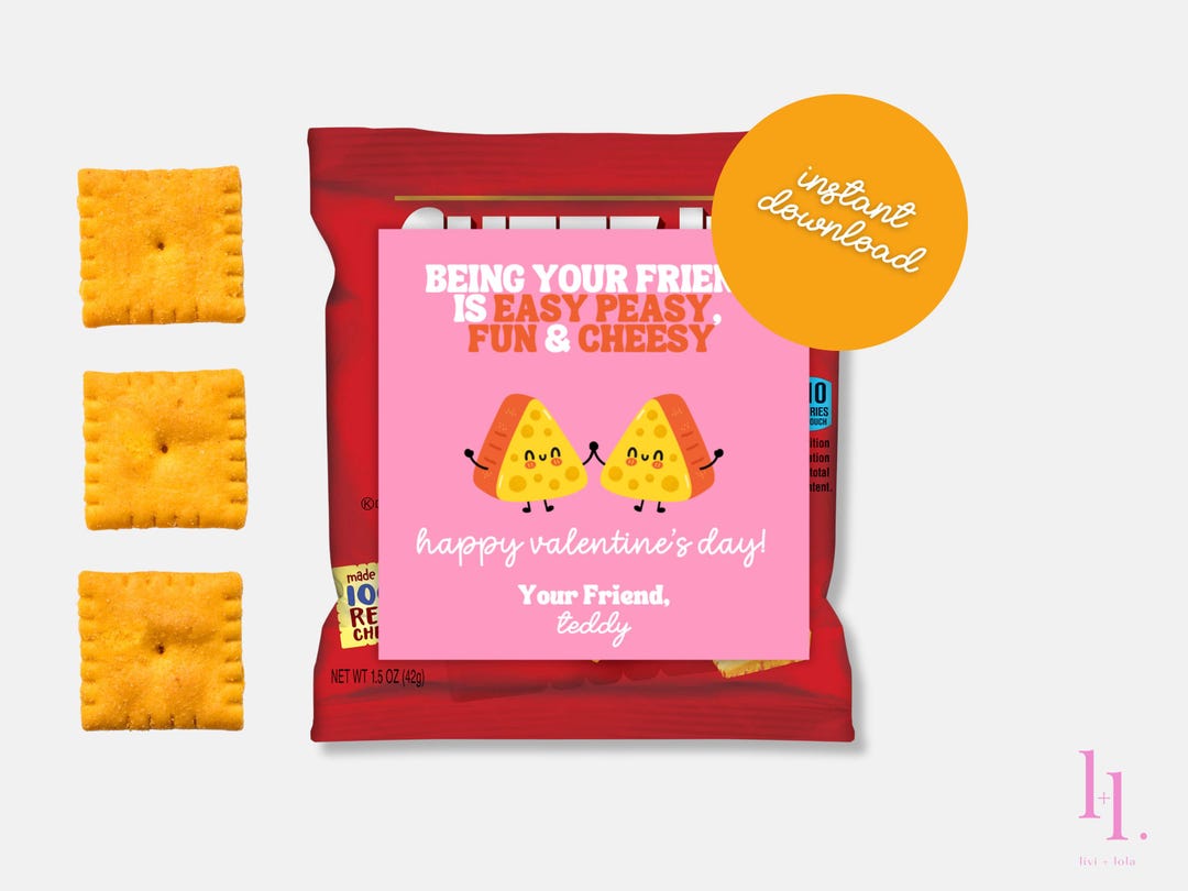 Printable Valentine's Day Tag, Cheese to My Macaroni Valentine Card ...