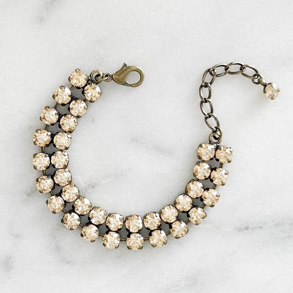 Champagne Rhinestone - Etsy