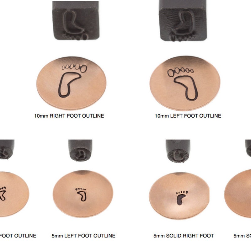 Footprint Stamp - Etsy
