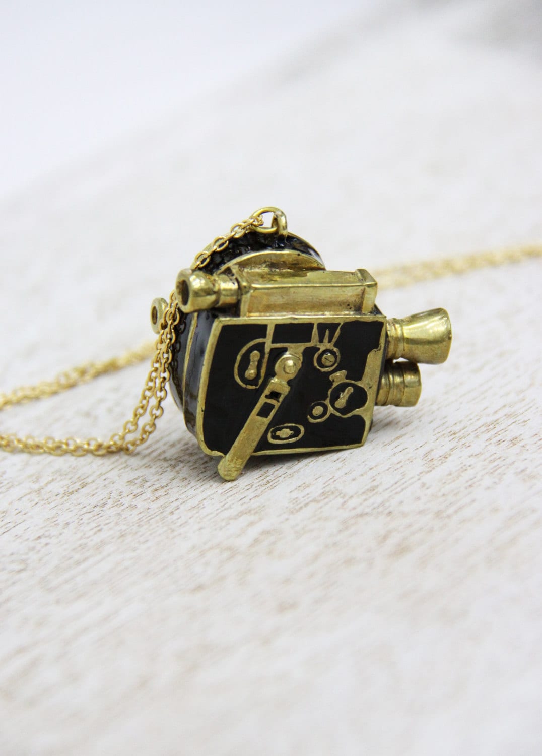 Vintage Film Camera Pendant Necklace Jewelry / Original Made and Design ...