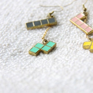 Tetris Earrings - Handmade Jewelry - September Room - Etsy