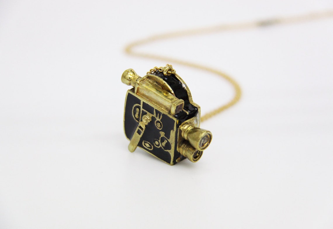 Vintage Film Camera Pendant Necklace Jewelry / Original Made and Design ...
