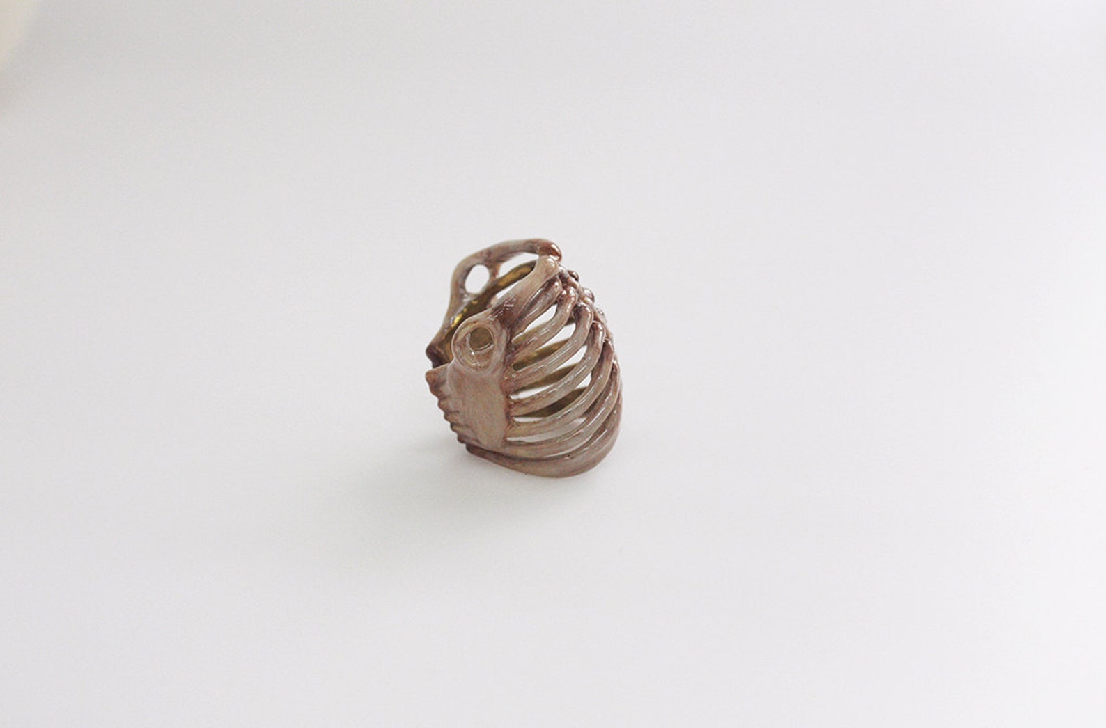 Rib Cage Ring Hand-craft Painted Version / Jewelry - Etsy