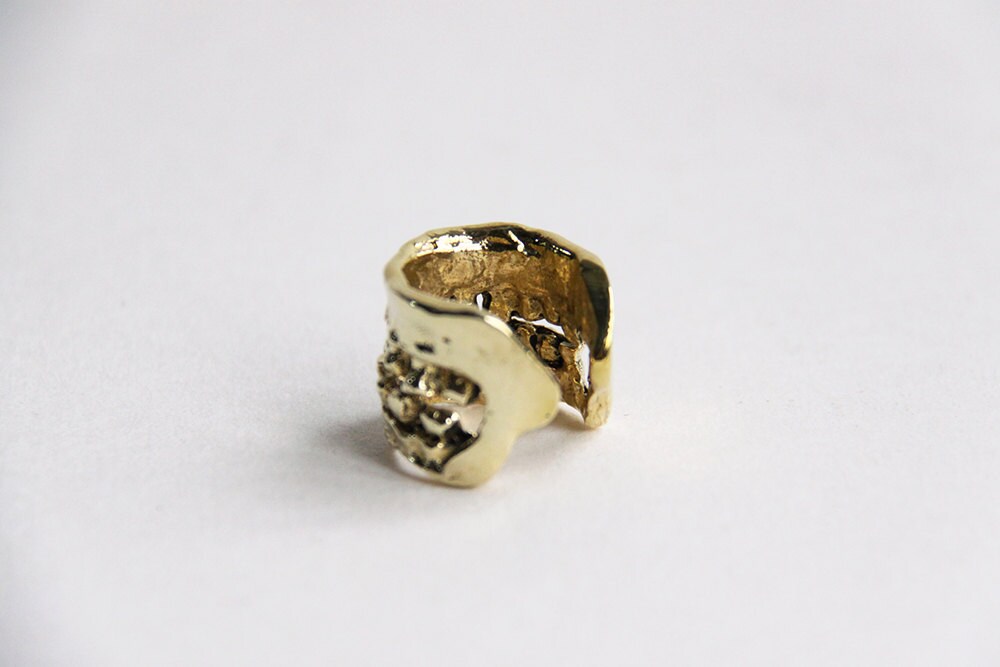 Teeth Skeleton Ring Unique Statement Rings Handmade | Etsy