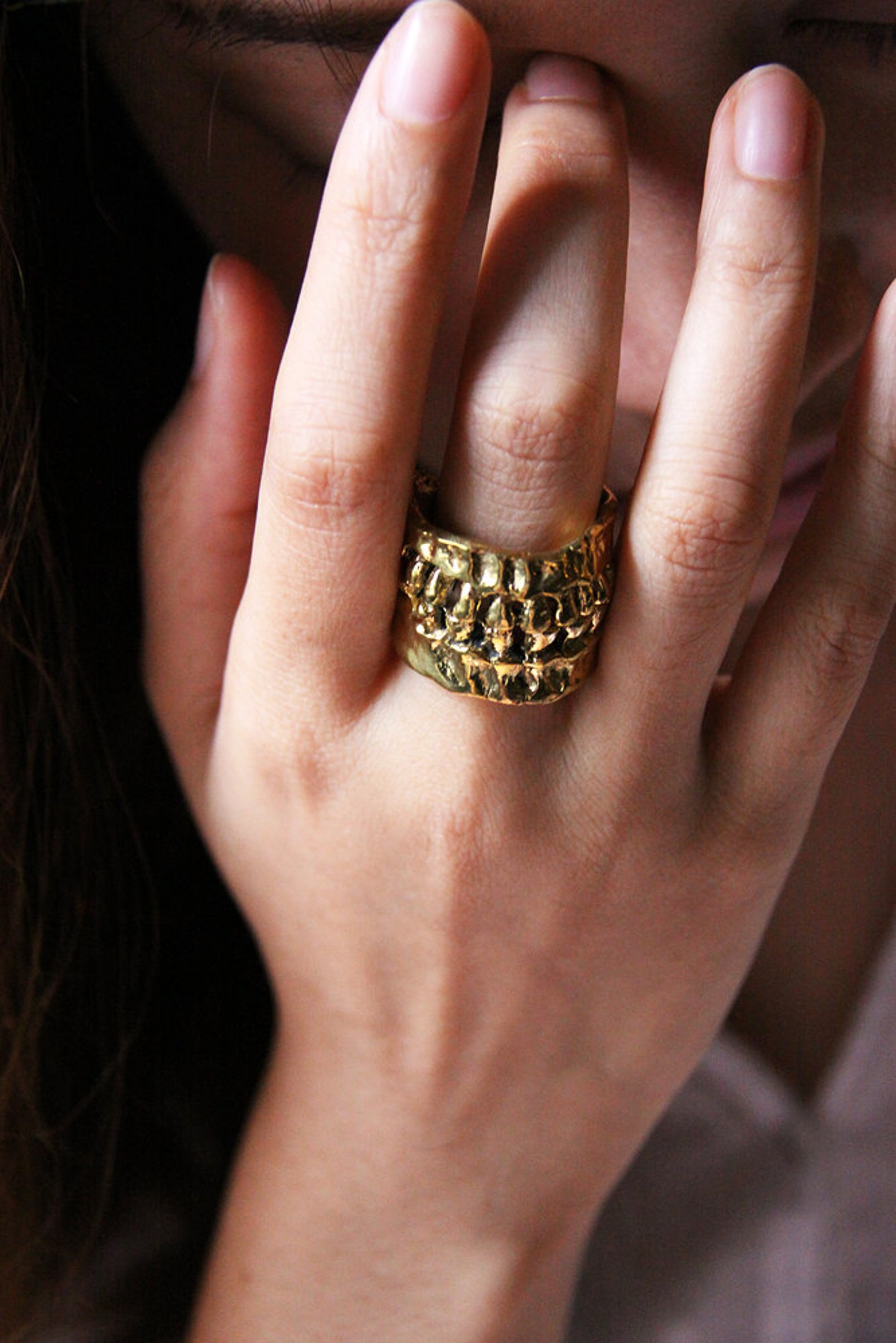 Teeth Skeleton Ring - Unique Statement Rings - Handmade Jewelry - Etsy
