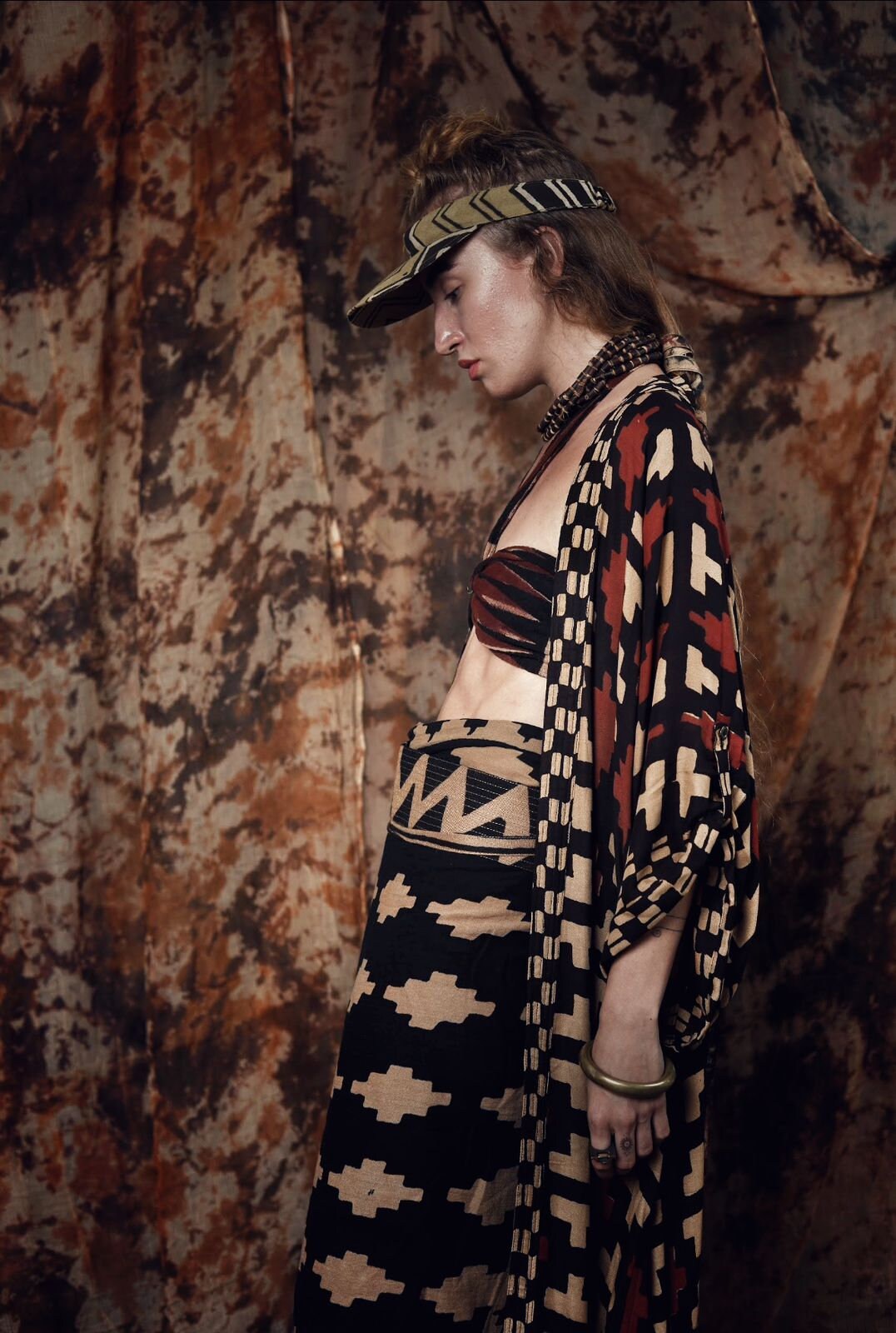 KAYA ROBE With Belt Hand Printed Boho Wear Eco Friendly - Etsy