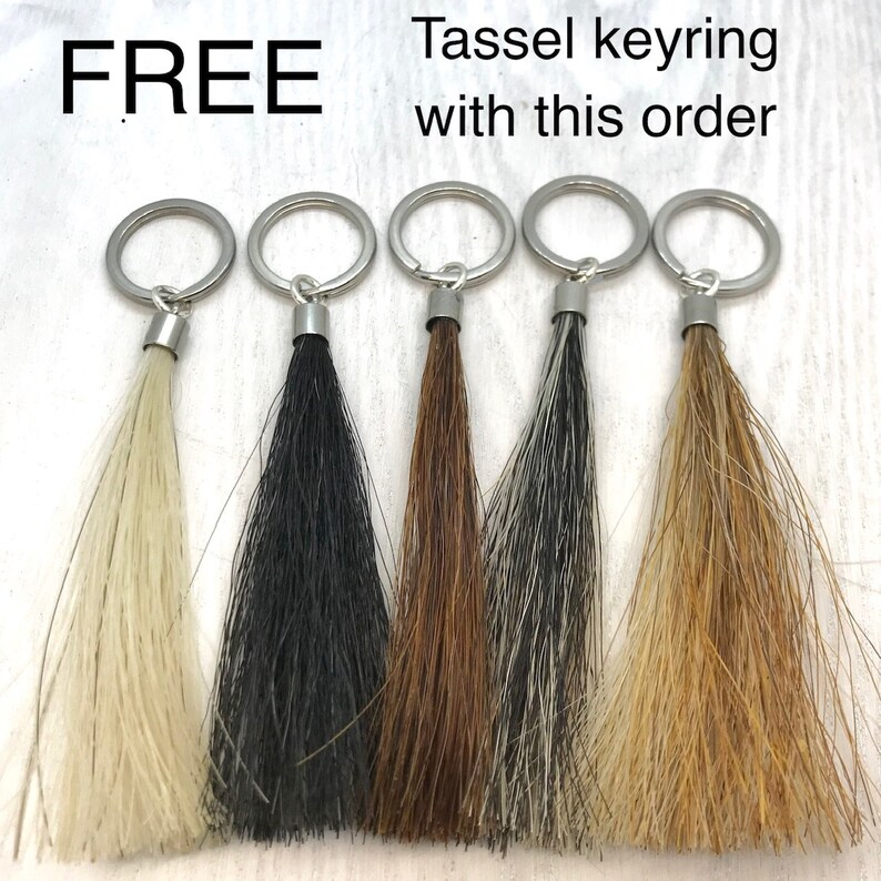 Key-fob Made From Your Own Horses Tail Hair. Keepsake Present - Etsy