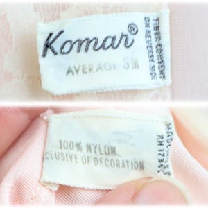Vintage 1950s Peignoir Set Komar Pale Pink Nylon Chiffon Lace Long Robe ...