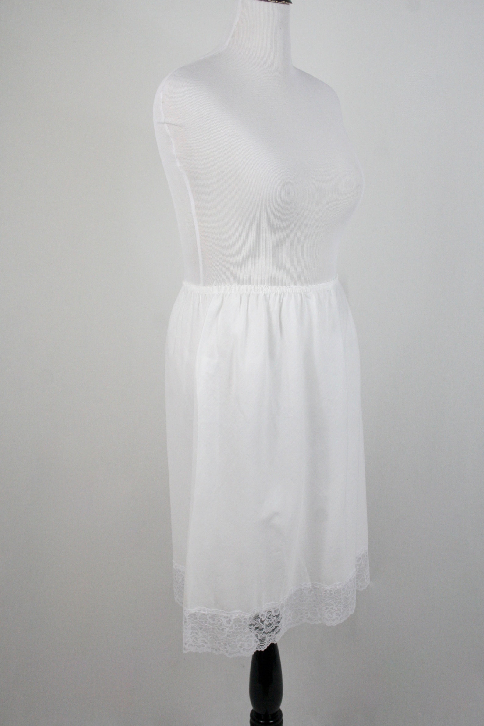 Vintage Slip Cotton Poly White Sears Half Slip X-large | Etsy