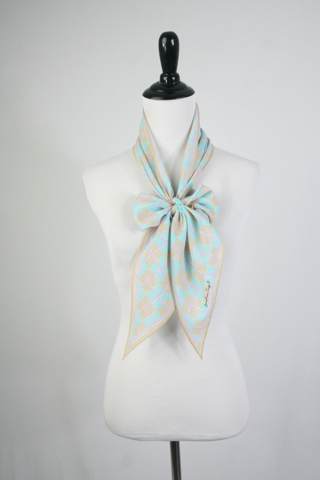 Vintage 1970s Scarf Jonathan Logan Long Tapered Ends Scarf - Etsy