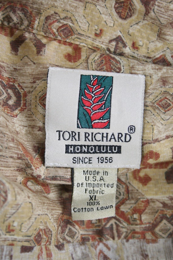 Vintage Hawaiian Shirt Tori Richard Honolulu Cotton S… - Gem