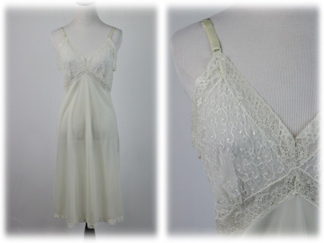 Vintage 1960s Slip Sheer Bust Nylon Full Slip - Etsy