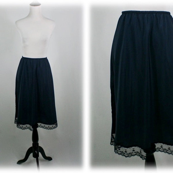 Vintage Navy Blue Slip - Etsy