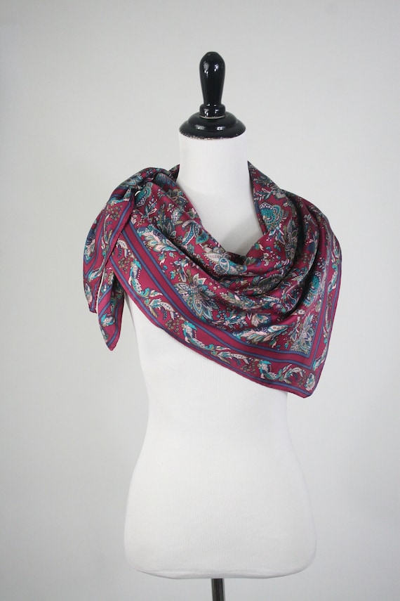 Large vintage scarf italy - Gem