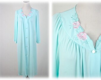 Front Button Robe | Etsy