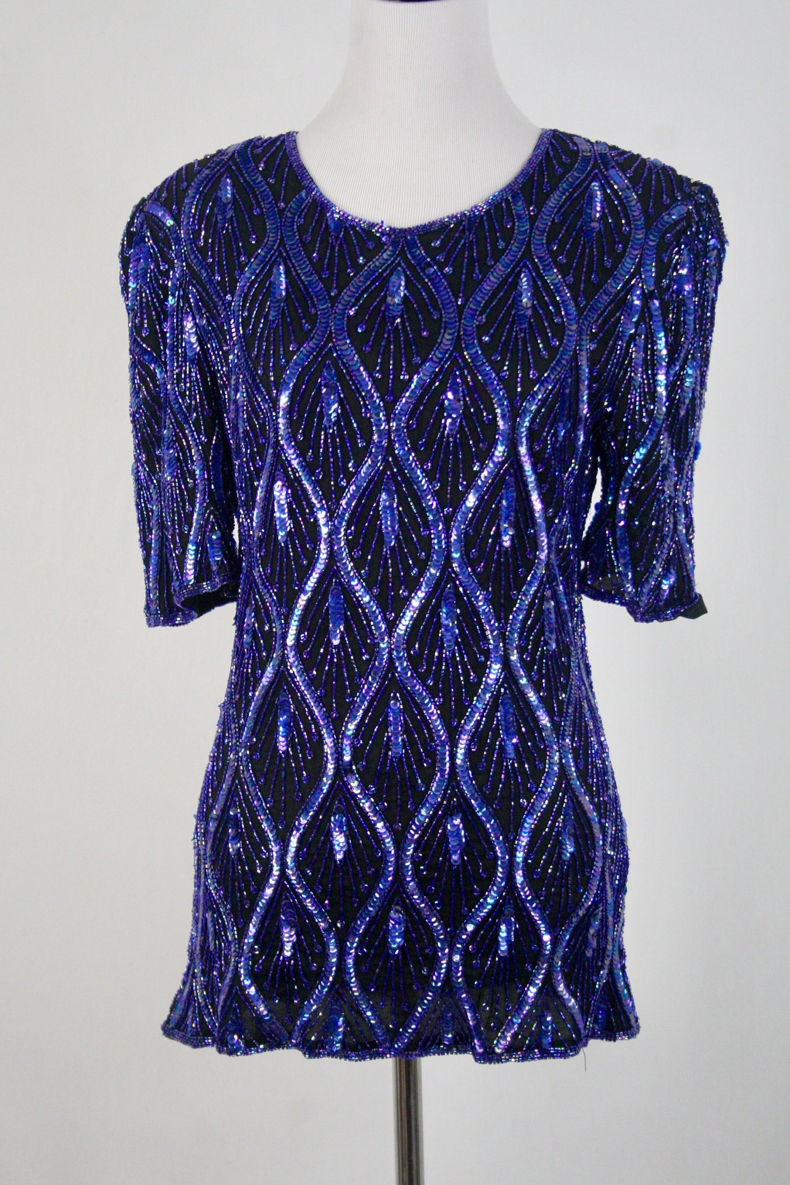Vintage Beaded and Sequined Blouse Exclusive by Jainson International ...