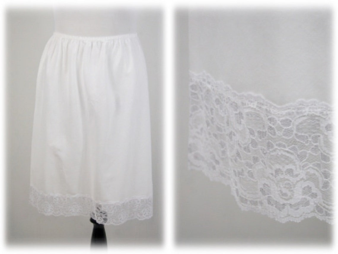 Vintage Slip Cotton Poly White Sears Half Slip X-large | Etsy